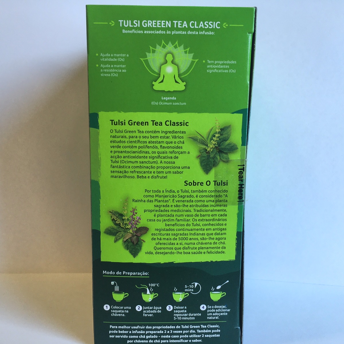 Tulsi Green Tea Classic – BIO Infusion | Organic India | 25 sachets ...